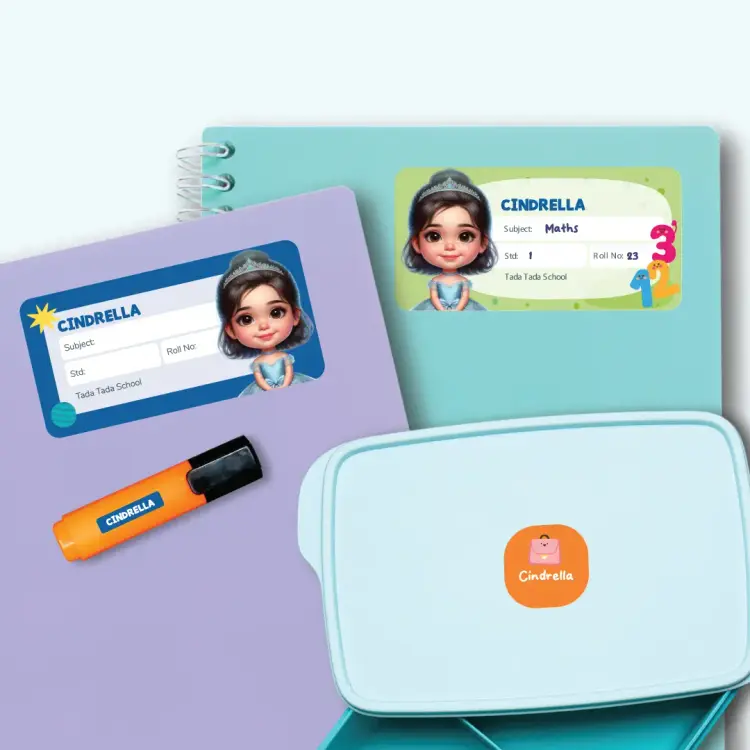 Personalised Name Slips & Stickers: Perfect Gift for Back-to-School